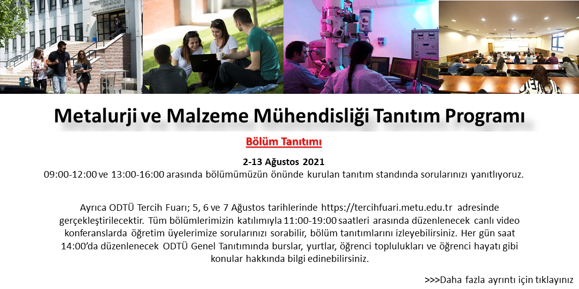 Department of Metallurgical and Materials Engineering | ODTÜ Metalurji ...