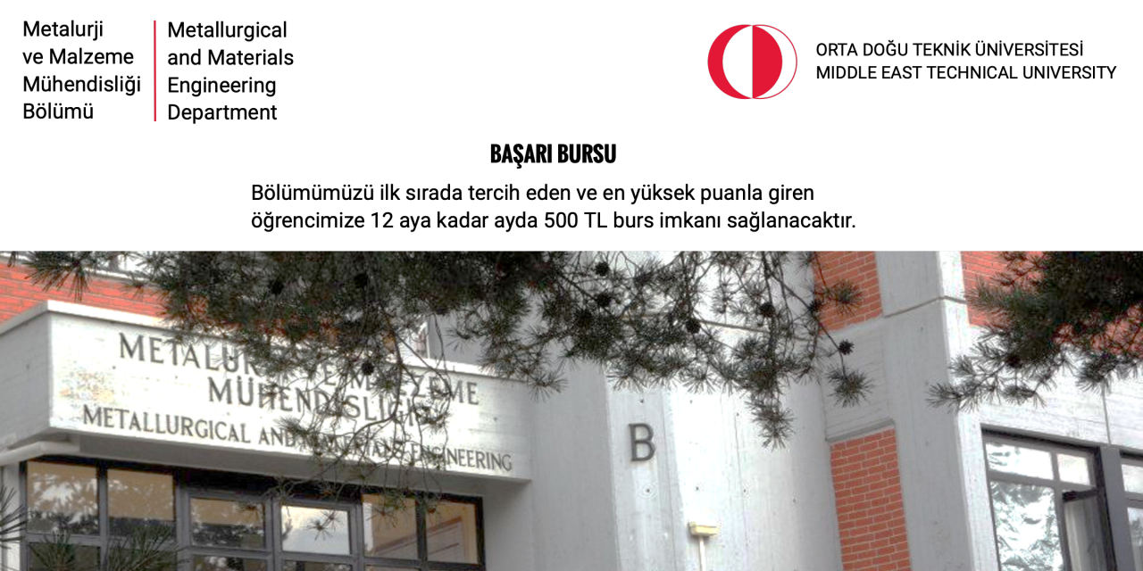 Department of Metallurgical and Materials Engineering | ODTÜ Metalurji ...